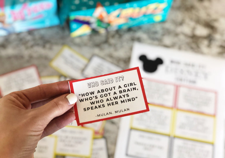 FREE Printable Disney Who Said It Questions! Get Yours Today! – Kitovet